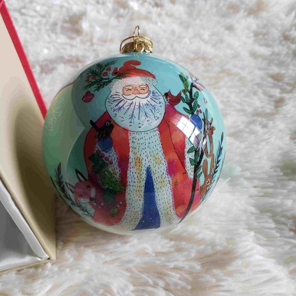 Pier 1 | Holiday | Nwb Pier One Li Bien Large Reverse Handpainted Glass ...